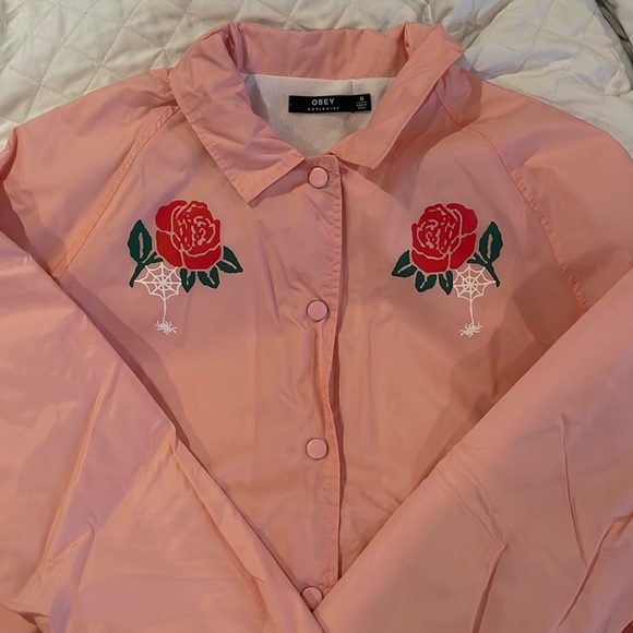 Obey | Jackets & Coats | Obey Worldwide Windbreaker Jacket | Poshmark